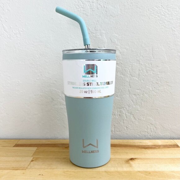 Wellness | Dining | New Wellness Stainless Steel 2 Oz Neutral Blue Gray ...